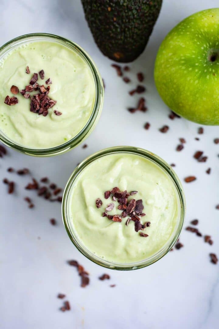 Cleansing Avocado Green Apple Smoothie - My Chef's Apron