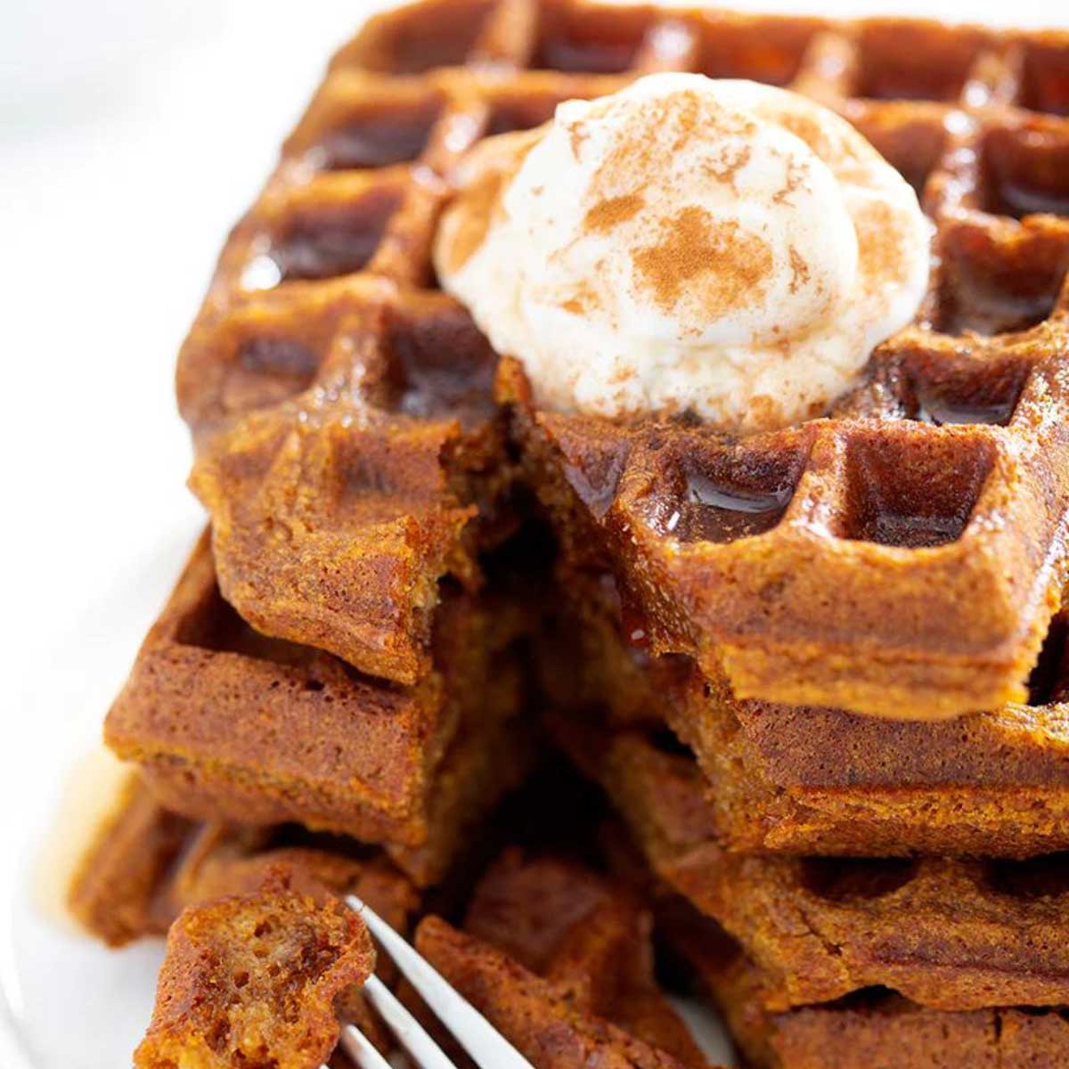 20 Homemade And Easy Dairy-Free Waffles For Breakfast - My Chef’s Apron