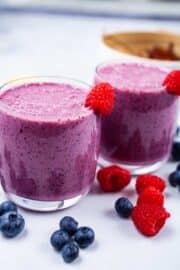 Blueberry And Raspberry Smoothie - My Chef’s Apron