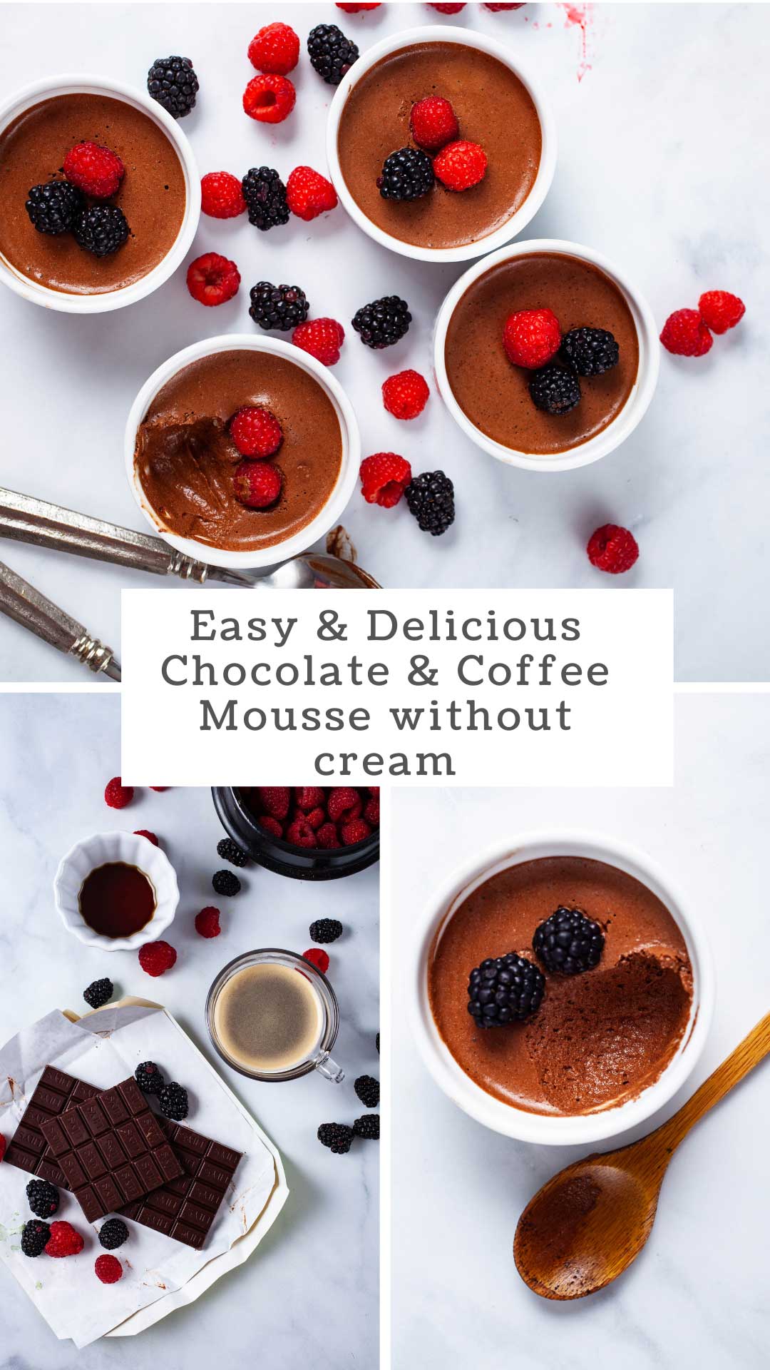 Easy Chocolate Coffee Mousse (5 Ingredients) - My Chef’s Apron