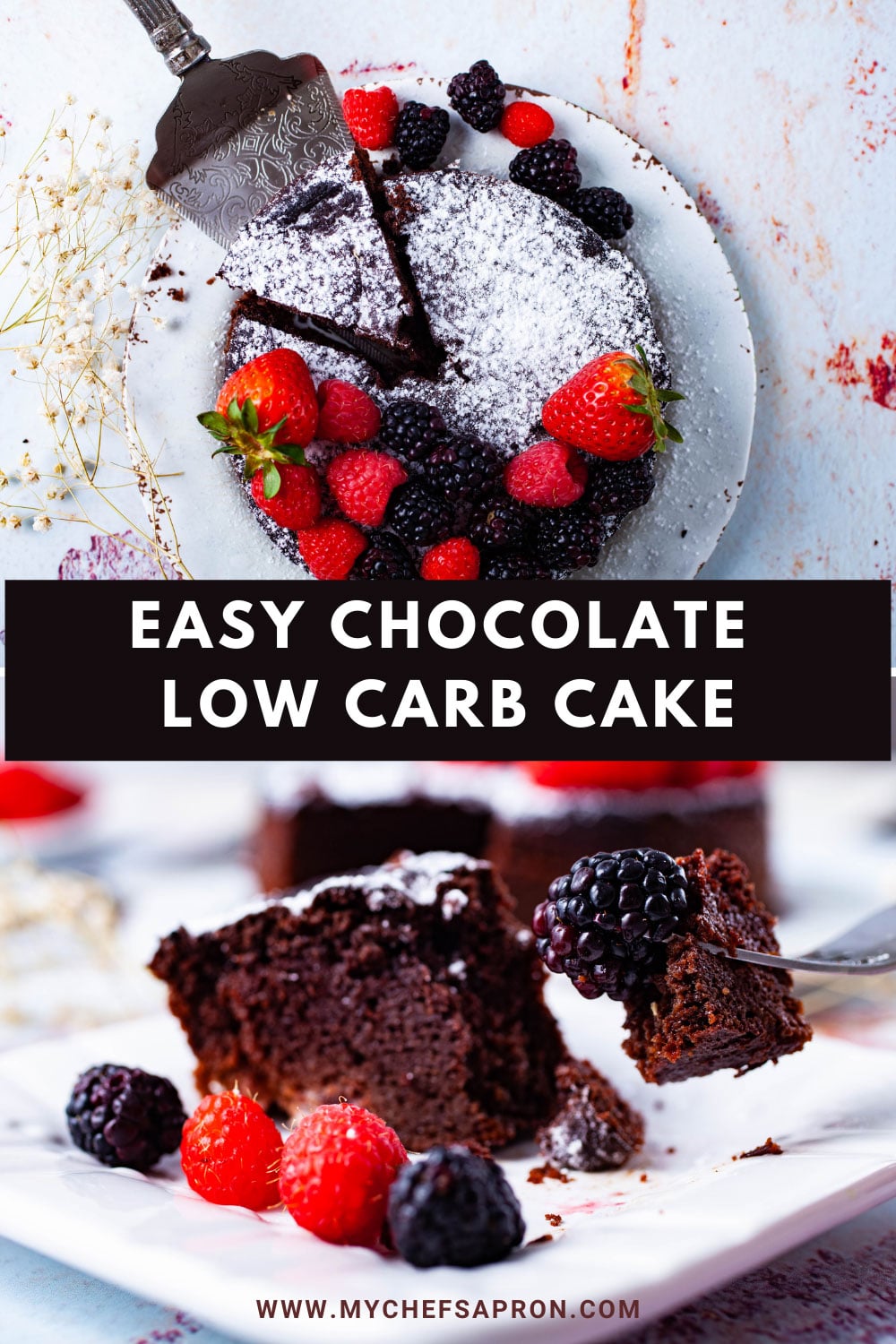Almond Flour Chocolate Cake (Low Carb, Gluten-free) - My Chef’s Apron