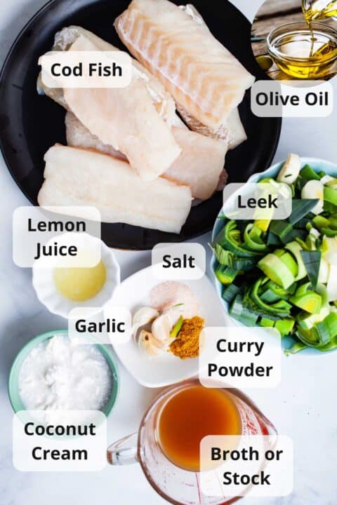 One Skillet Creamy Leeks With Cod Fillets - My Chef's Apron