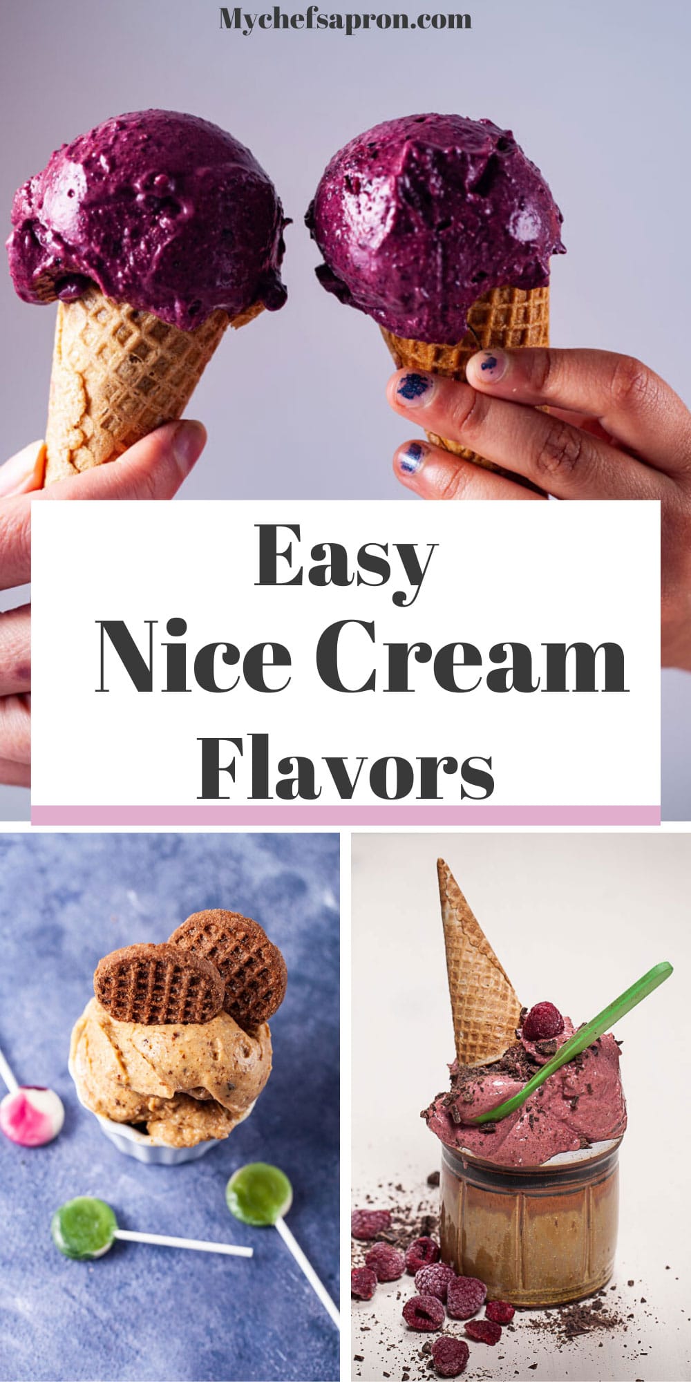 Easy Creamy Nice Cream Recipes (Tips + 5 flavors) - My Chef's Apron